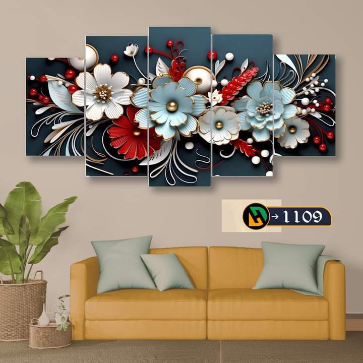 🖼️ 5-in-1 Premium Wall Canvas Set – Elegant Modern Wall Art for Any ...