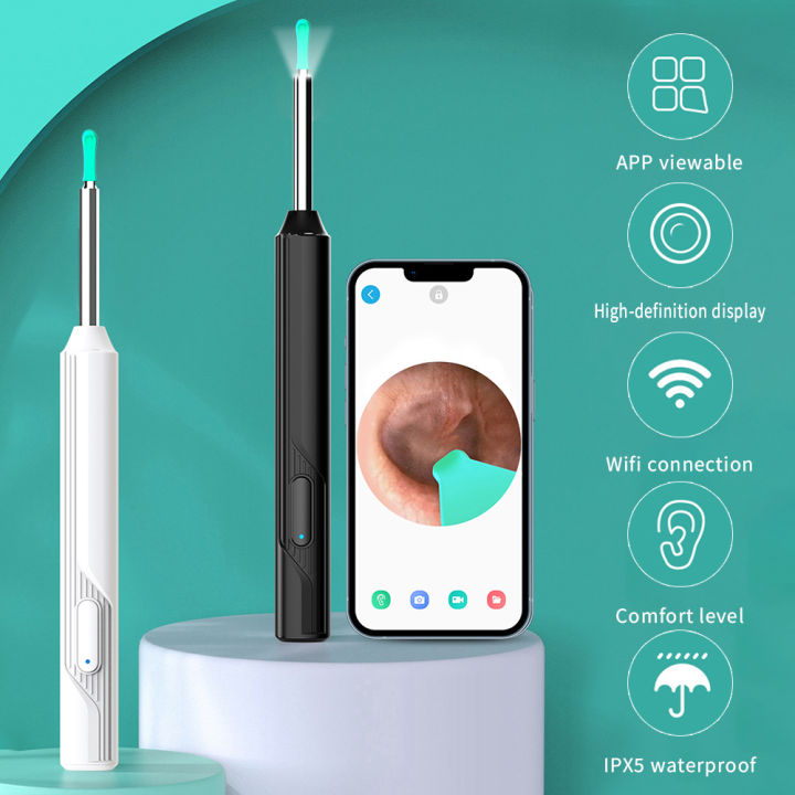 JM Visual Ear Digging Spoon Wireless Cleaning Endoscope Household HD ...