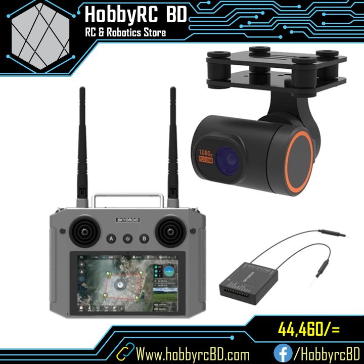 Skydroid H12 Transmitter + Receiver + Camera Set for Survillance Long ...