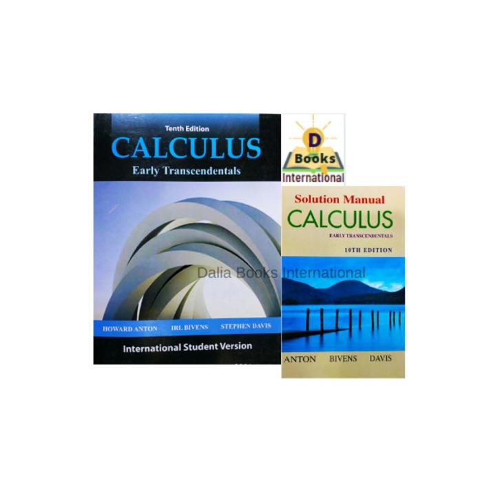 Calculus Early Transcendentals + Solution Manual By Howard Anton / Irl ...