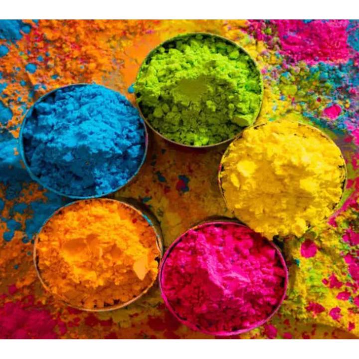 Abir Colour for Holi , Festival Celebrating Holi Rong Powder 5 Packet ...