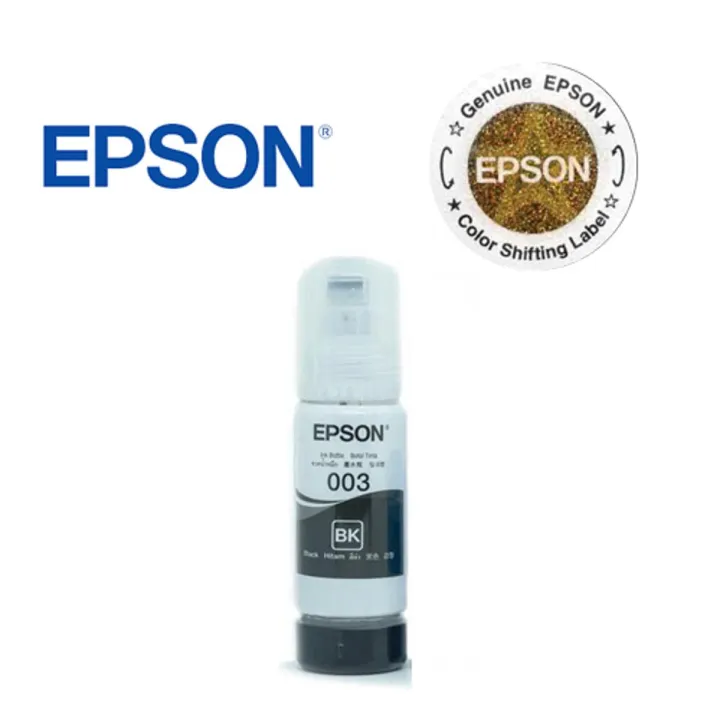 Epson Black Ink 003 Dye Refill Bottle for L3110/3118/3150/3158 | Daraz ...