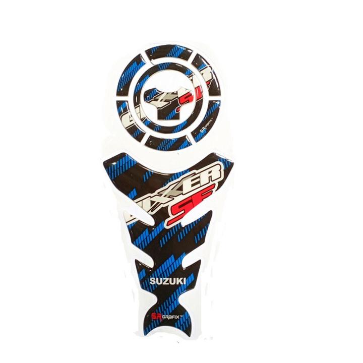 Motorcycle tank pad sticker Suzuki gixxer sf or bike tank pad gixxer sf ...