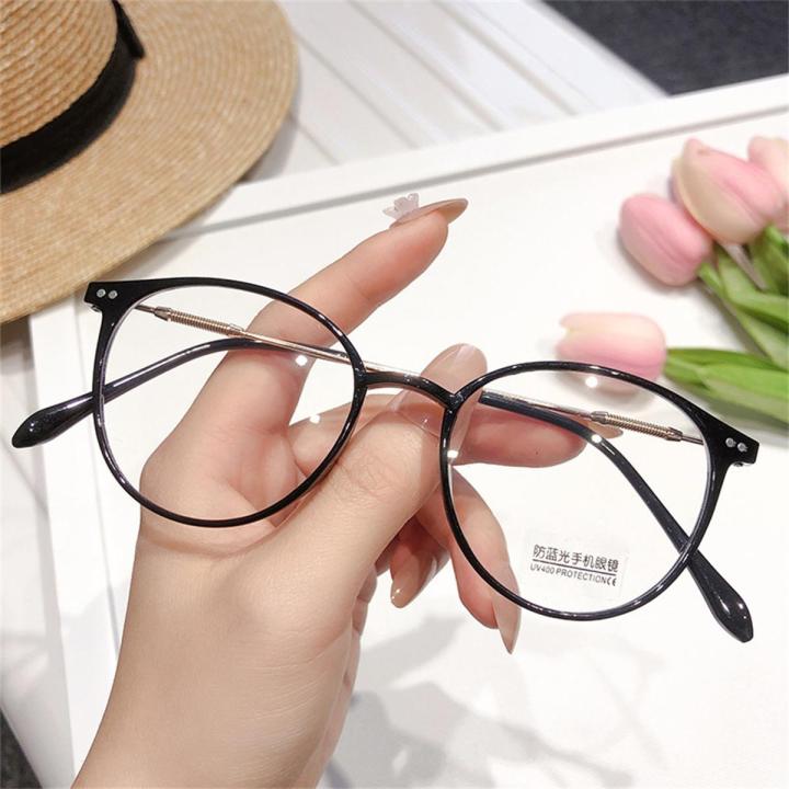 Tr Frame Fashion Glasses Vintage Plain Glasses Women&Men Computer Eye ...