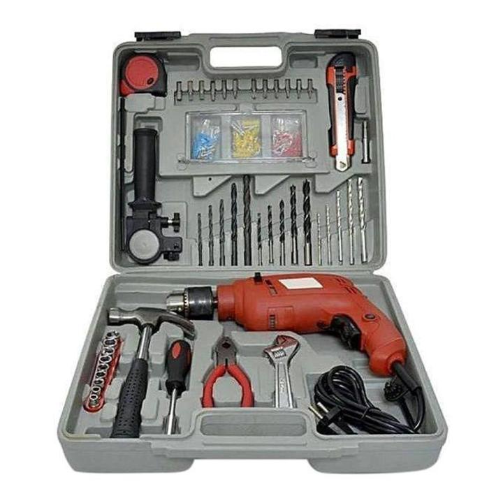 Drill Machine Set with 100PCs Tool Kit - Multi-Color | Daraz.com.bd