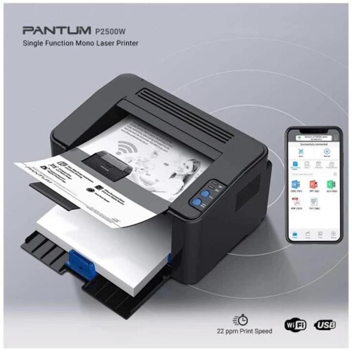 Pantum P2500W Single Function Mono Laser Printer | Daraz.com.bd
