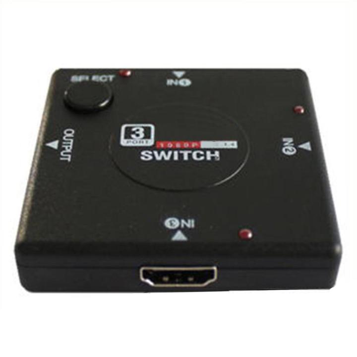HDMI-compatible Mini Switcher 3 Devices To 1 Tv Switch Box Selector 3 ...