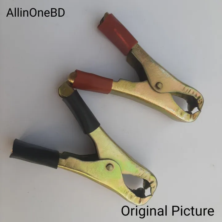 Battery Clip(Red Black Battery Clip) - Battery - 6 volt battery | Daraz ...