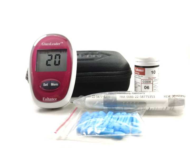 GlucoLeader Blood Glucose Monitoring System (Red) | Daraz.com.bd