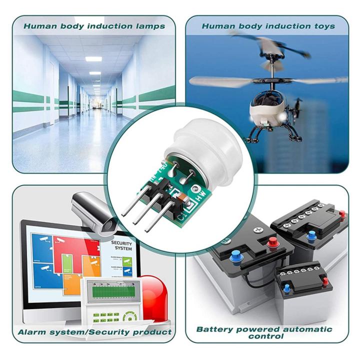 10Pcs AM312 Mini Human Sensor Module HC-SR312 IR Pyroelectric Infrared ...