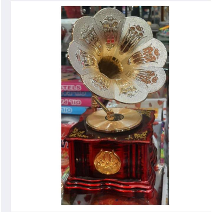 Retro Drawer Gramophone Music Box Gramophone Showpiece for Home e Decor ...
