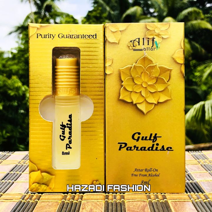 Gulf paradise By Alif Attar Long Lasting Roll On Non Alcoholic Perfume ...
