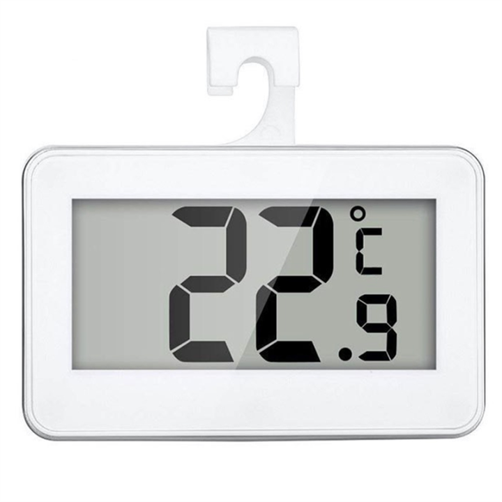 Freezer Thermometer 2-Pack LCD Display for Fridge Refrigerator ...