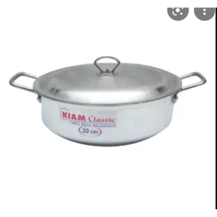 Kiam Aluminium Wok Pan -26CM | Daraz.com.bd