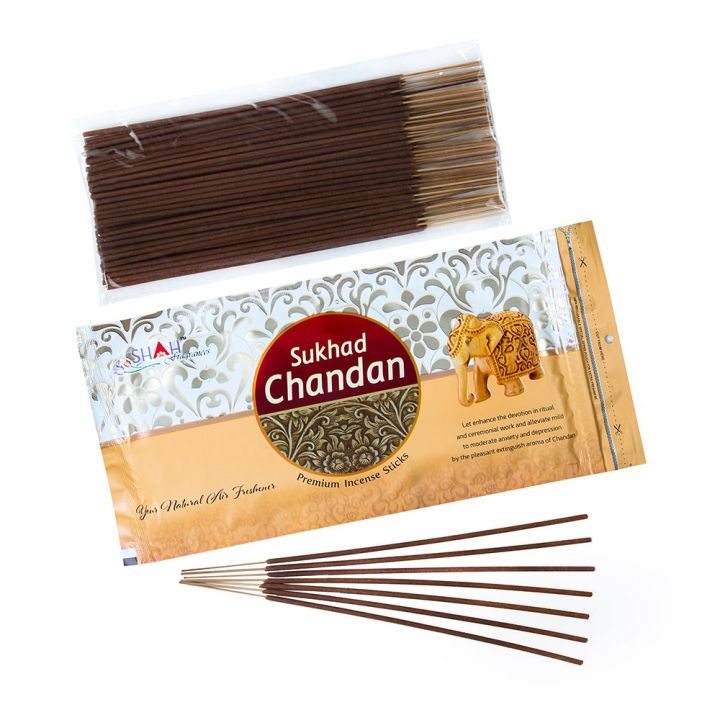 Shah Fragrances - Sukhad Chandan 110 gram Zipper Agarbatti | Daraz.com.bd