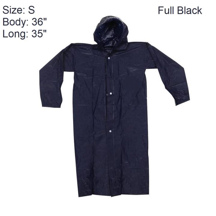 PVC - Polyester Raincoat For baby or Kids ( Boy or Girl )- Black ...