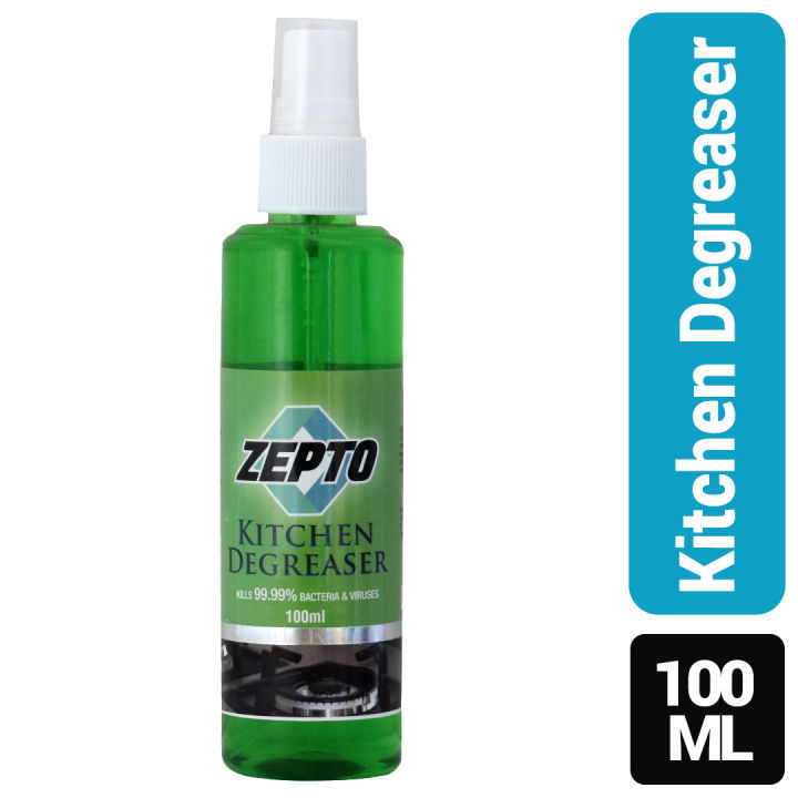 Zepto Kitchen Degreaser and Cleaner - 100ml Bottle | Compact Size for ...