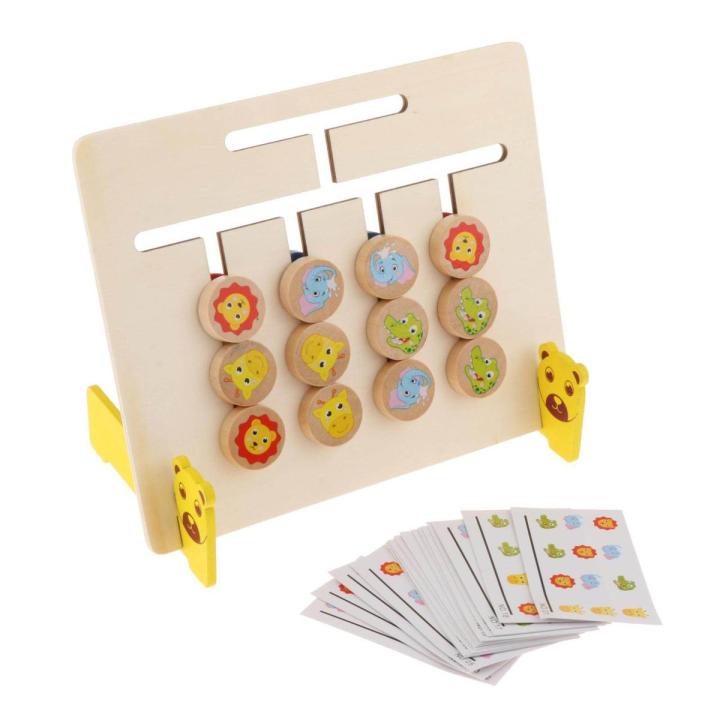 Color & Pattern Puzzle Game Montessori Toy Educational Logic Game ...