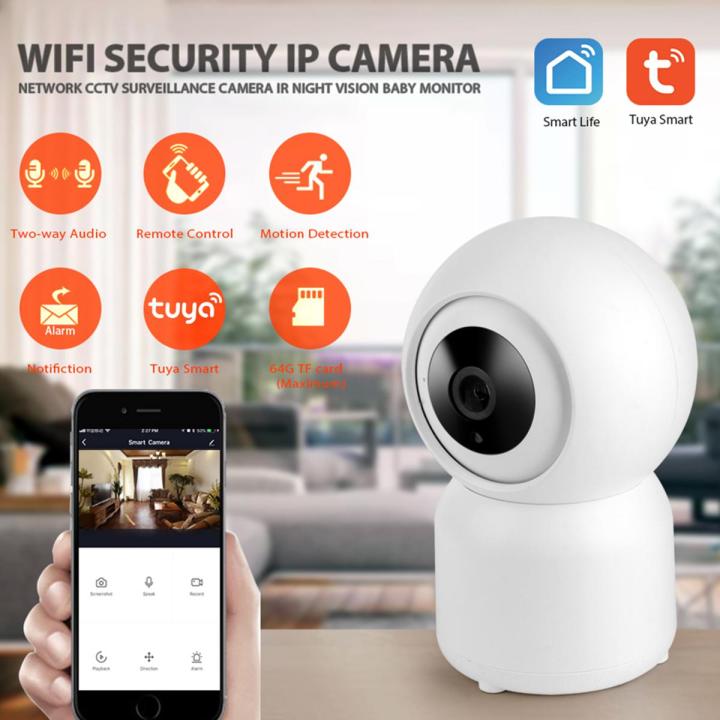 Tuya Tuya Smart Wireless Camera Ergonomic Design WiFi Monitor Wi-Fi ...