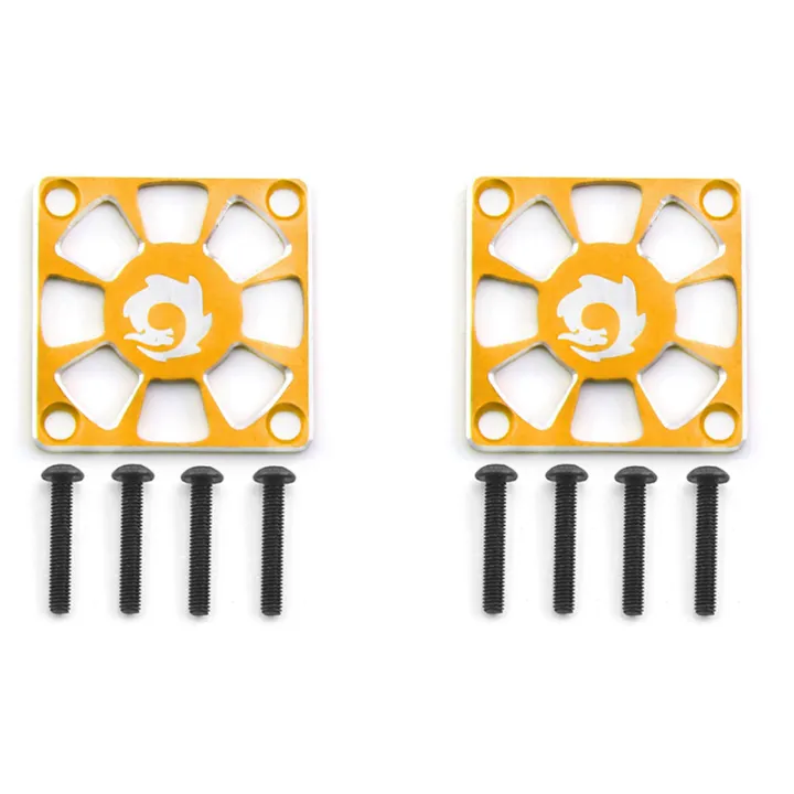 2X Aluminum Alloy Cooling Fan Cover 30X30mm for RC Motor ESC Electric ...