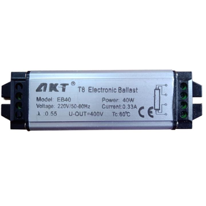 Electronic Ballast 1X40W T8 220V AC AKT, PRC | Daraz.com.bd