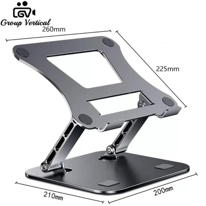 Group Vertical Stand Adjustable Computer Riser Portable Foldable Holder ...