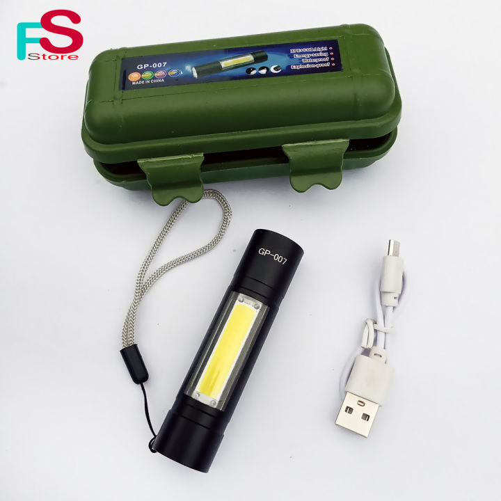 Portable Mini USB Flashlight Rechargeable LED Torch Lamp Torch Light ...