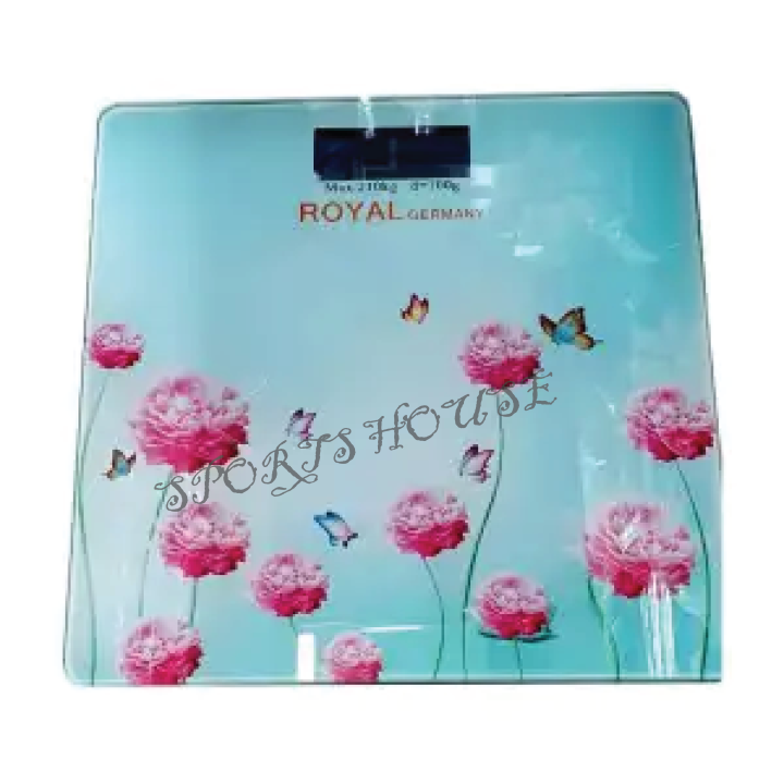 ROYAL GERMANY 210 kg Digital Body Weight Machine Bathroom Scales ...