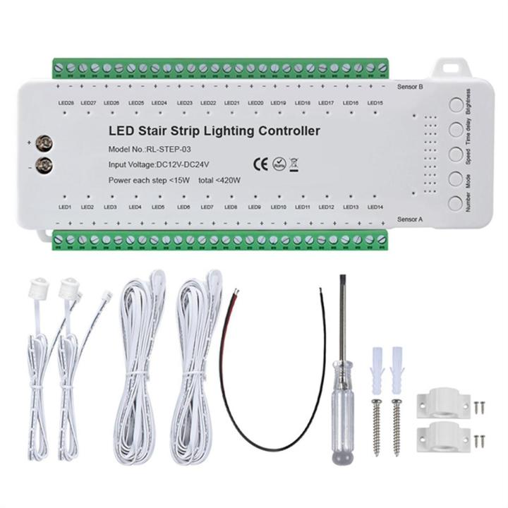 Stair LED Motion Sensor Controller Smart Stair Induction Controller LED ...