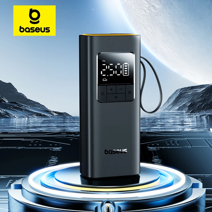 Baseus Inflator Super Mini Pro Series 4000mAh Wireless Car Tire Pumper ...
