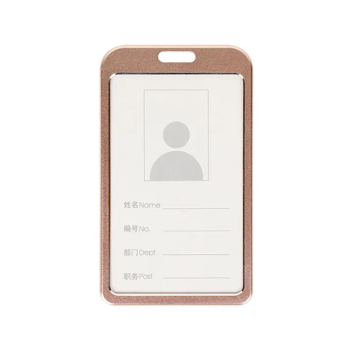 Aluminum Alloy ID Card Holder - Gold | Daraz.com.bd