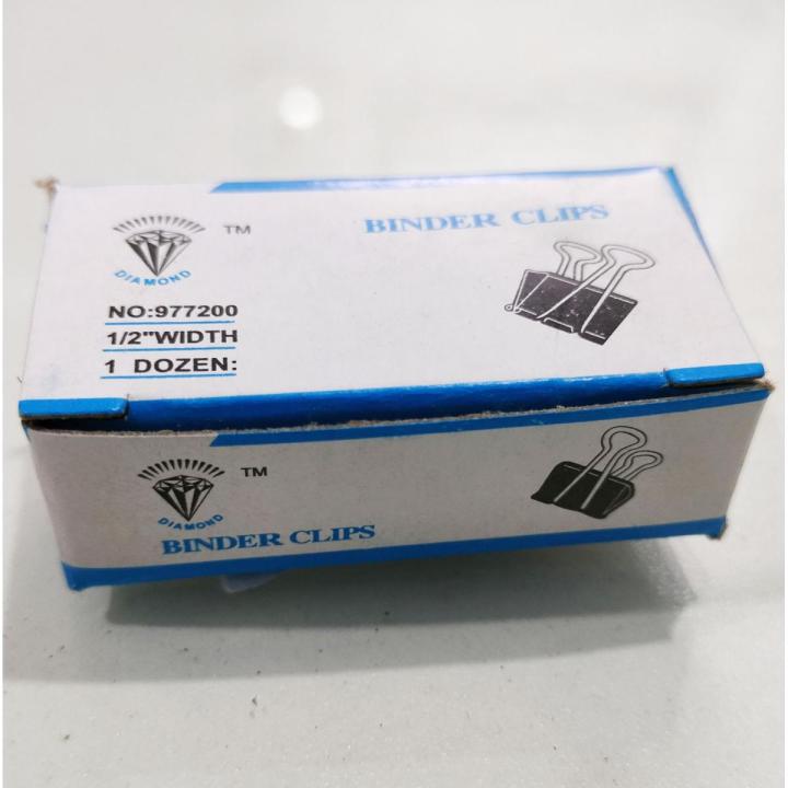 Binder Clip 15mm Black (24 Pieces ) | Daraz.com.bd