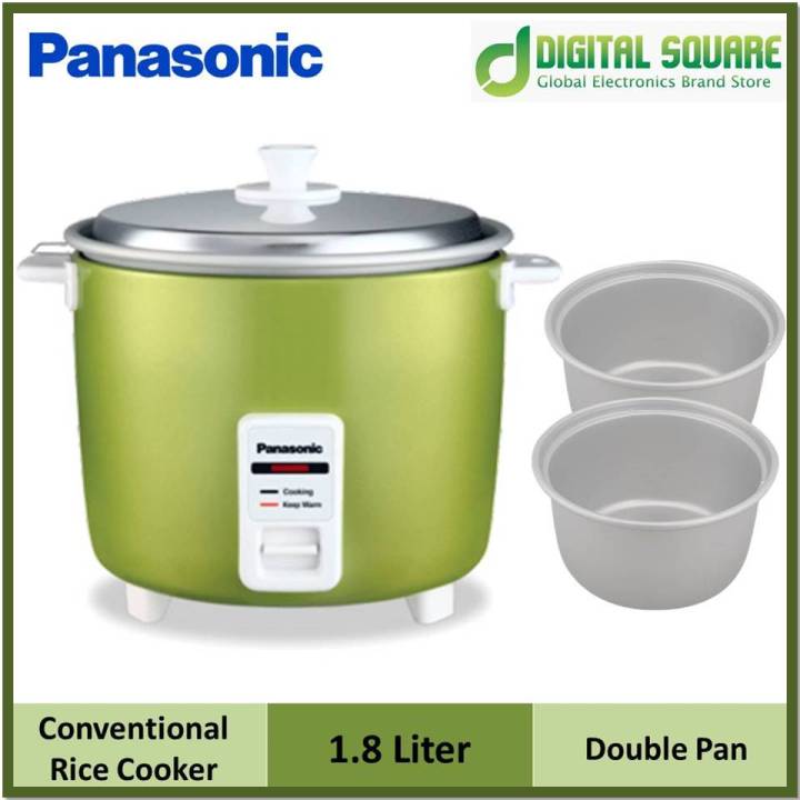 Panasonic SR-WA18H(AT) Full Automatic Rice Cooker with Double Pan | 1.8 ...
