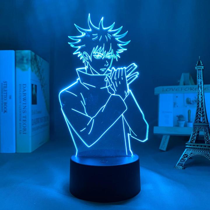Anime Lamp Satoru Gojo Jujutsu Kaisen Led Night Light Yuji Itadori for ...