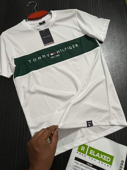 RELIVE Premium Tommy T-shirt soft and comfortable mesh Fabric t shart ...