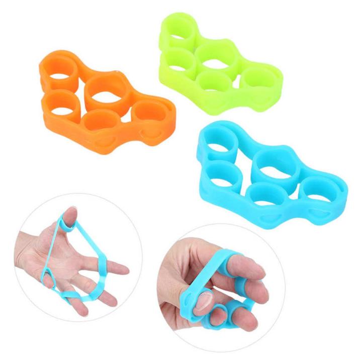 Finger Exerciser 3Pcs Trapezoid Hand Trainer Blue Orange Green Wrist ...