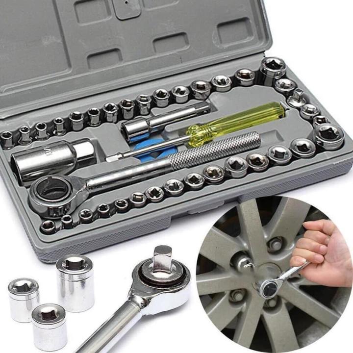 Aiwa 40 pcs socket wrench set store