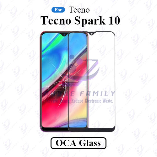 For Tecno Spark 10 KI5k LCD Display Touch Screen Front Glass Lens ...