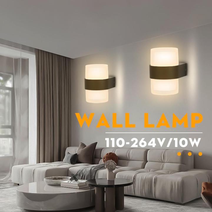 (New) led fancy wall light for bedroom modern round outdoor indoor ...