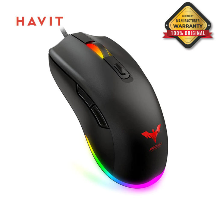 Havit MS732 RGB Backlit Programmable Gaming Mouse | Daraz.com.bd