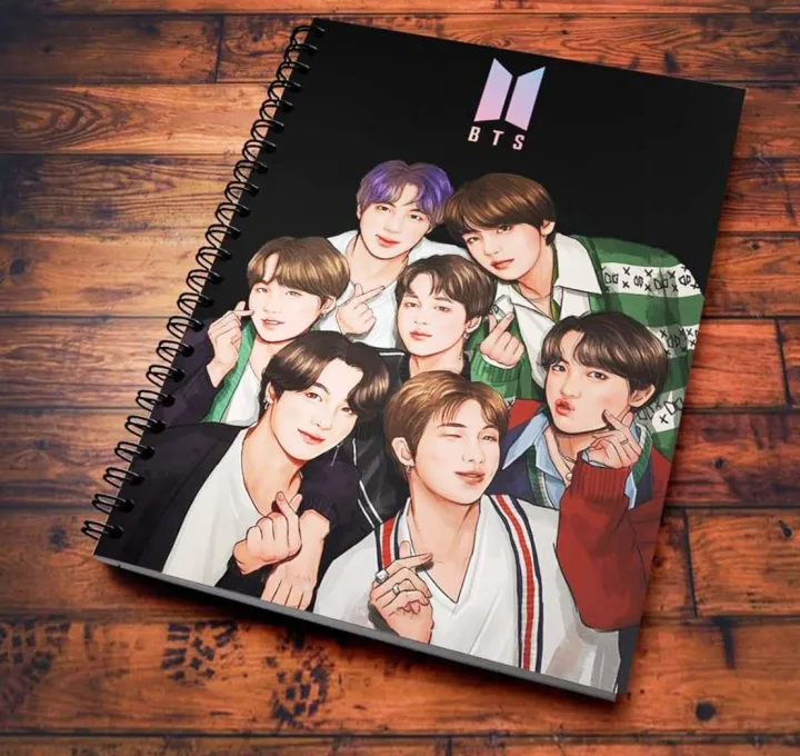 BTS Note pad khata 200 page HD Print Waterproof | Daraz.com.bd