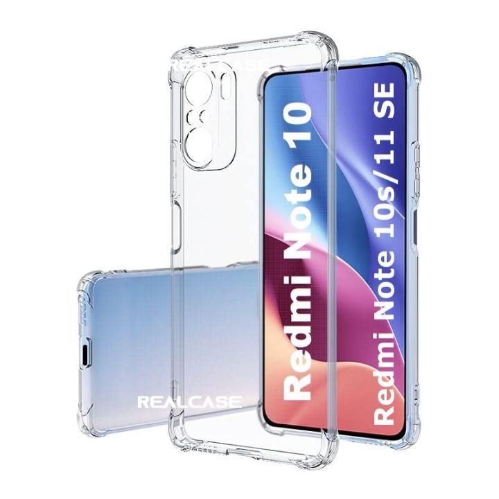 For Xiaomi Redmi Note 10 4G / Note 10S Soft Tpu Back Cover Shockproof ...