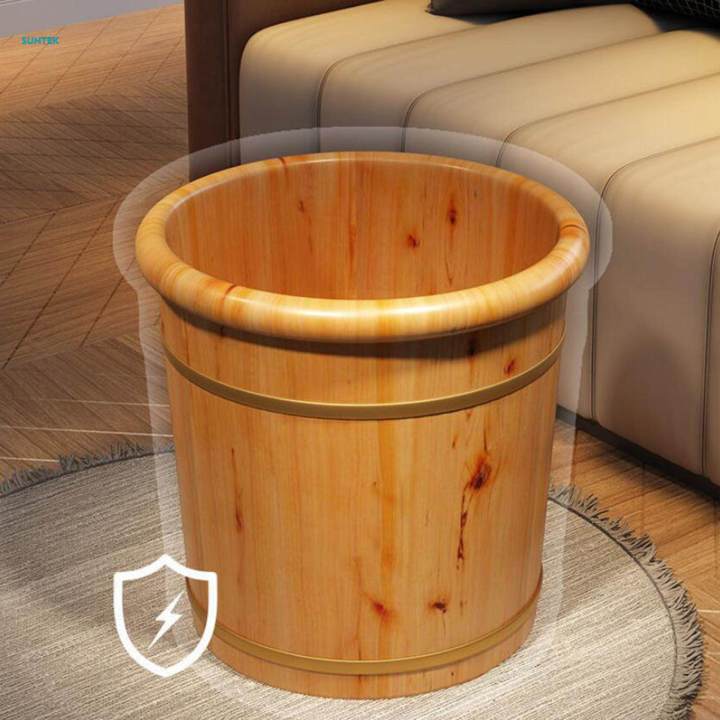Wood Foot Bath Barrel SPA Washing Bowl Bucket for Outdoor Home Use ...