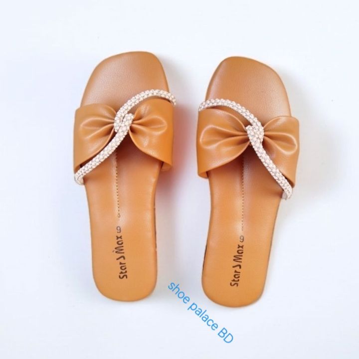 Luxurious look comfortable ladies slide sandal in new edition | Daraz ...