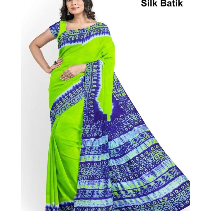 Silk Mom Batik Sari | Daraz.com.bd