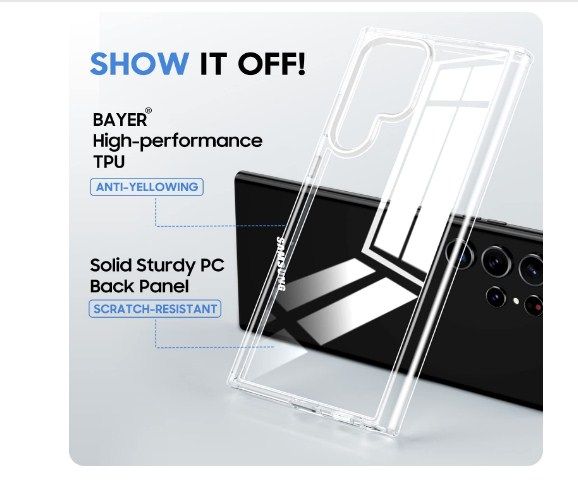 Samsung Galaxy S22 Ultra 5G (Transparent) Back Cover Official Silicone ...