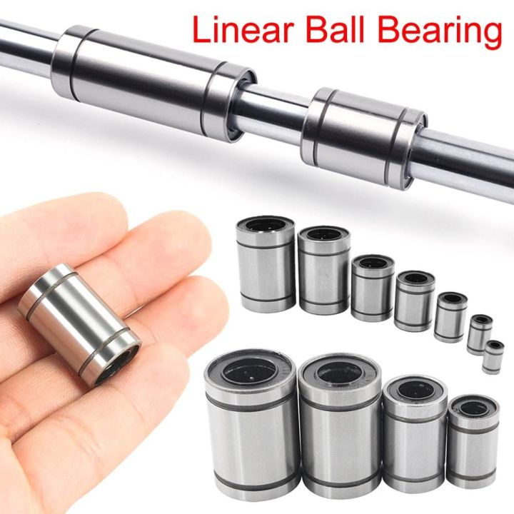 Chrome Steel Rods Shaft for 3D Printers Bushing Steel LM8UU LM10UU ...