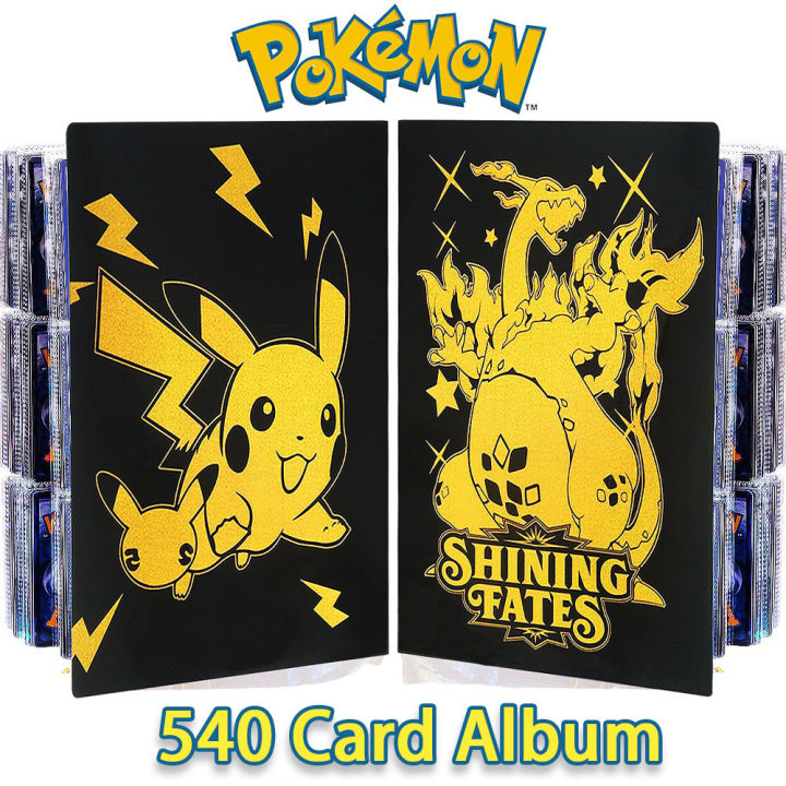 NovaNest 9 Pocket 540 Pokemon Album Binder Pikachu Charizard Storage ...