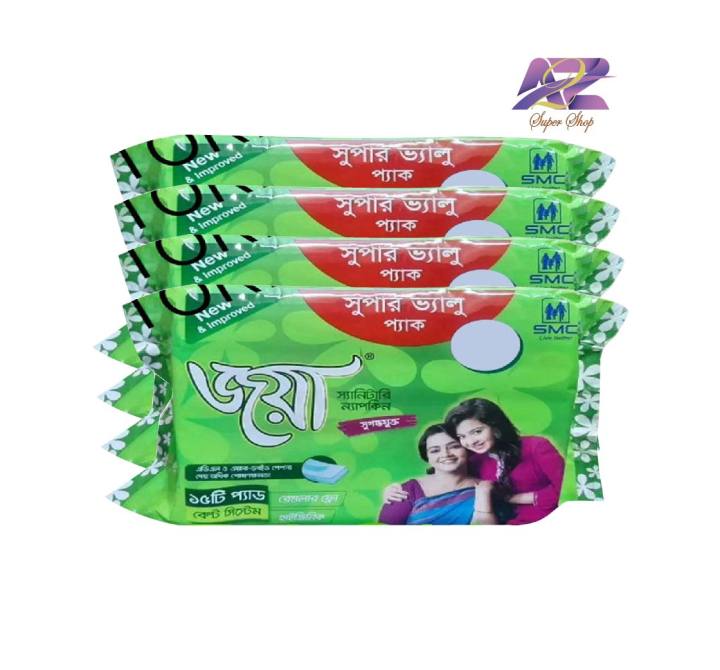 Joya Sanitary Napkin - Belt System - 15 Pads Pack - Combo 4 Pack Pad ...