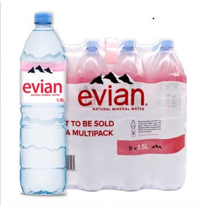 evian Natural Mineral Water - 1.5ltr - 8pcs | Daraz.com.bd